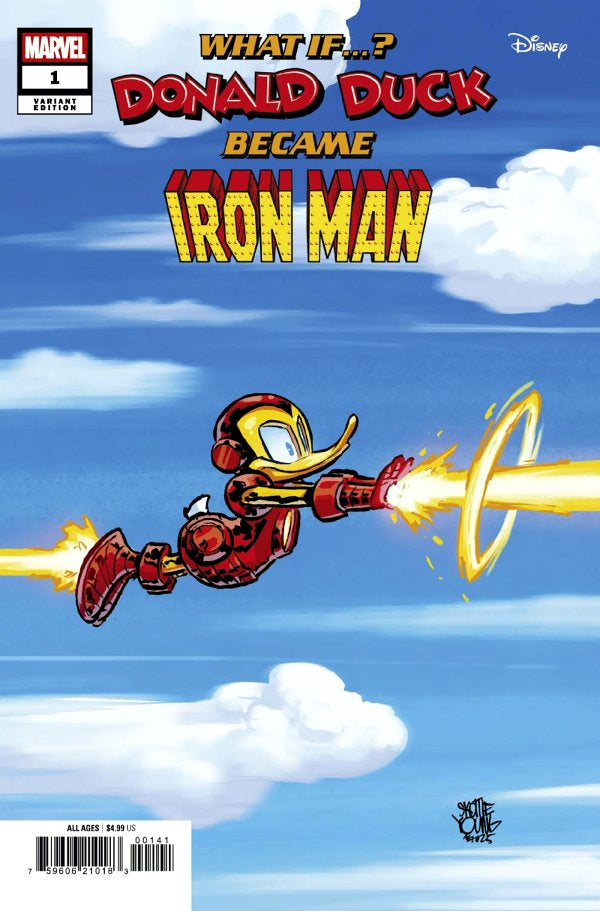 MARVEL & DISNEY: WHAT IF...? DONALD DUCK BECAME IRON MAN #1 SKOTTIE YO ...